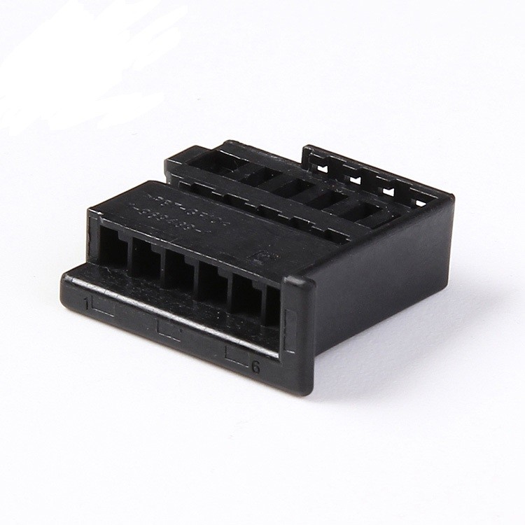 6 Pin PBT GF15 MQS Connector Housing For Wiring Harness 1-969489-1 Auto ...