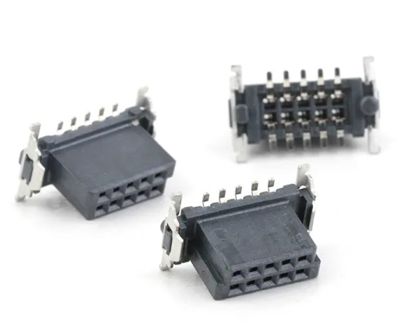 Female Rugged High Speed Connector Pitch 1.27mm SMC Type-B SMT Type PCB Board To Board Connectors