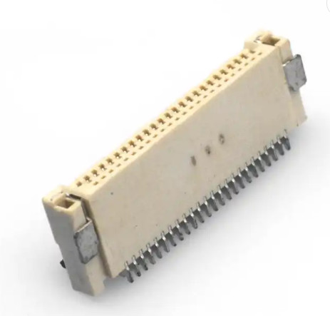 0.5 밀리미터는 수평선상 뒤쪽 플립-락 ZIF 타입 PCB 해더 커넥터 FPC / FFC 연결기를 던집니다